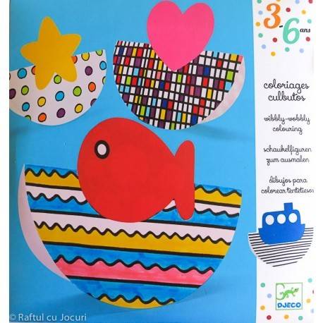 PLANȘE DESEN VALURI-Djeco, Franţa